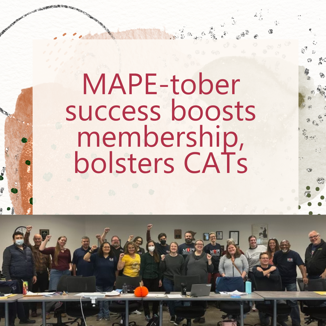 MAPE-tober success | Minnesota Association of Professional Employees