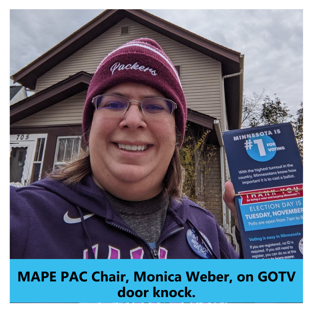 MAPE PAC chair monica weber | Minnesota Association of Professional ...