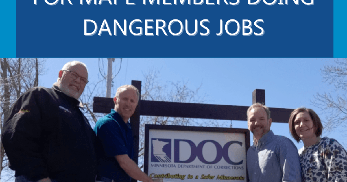 CERP eligibility bargained for DOC/DHS members | Minnesota Association ...