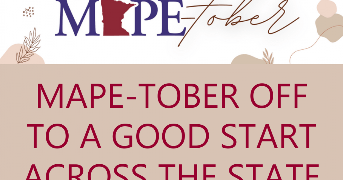 MAPE-tober off to a good start across the state | Minnesota Association ...