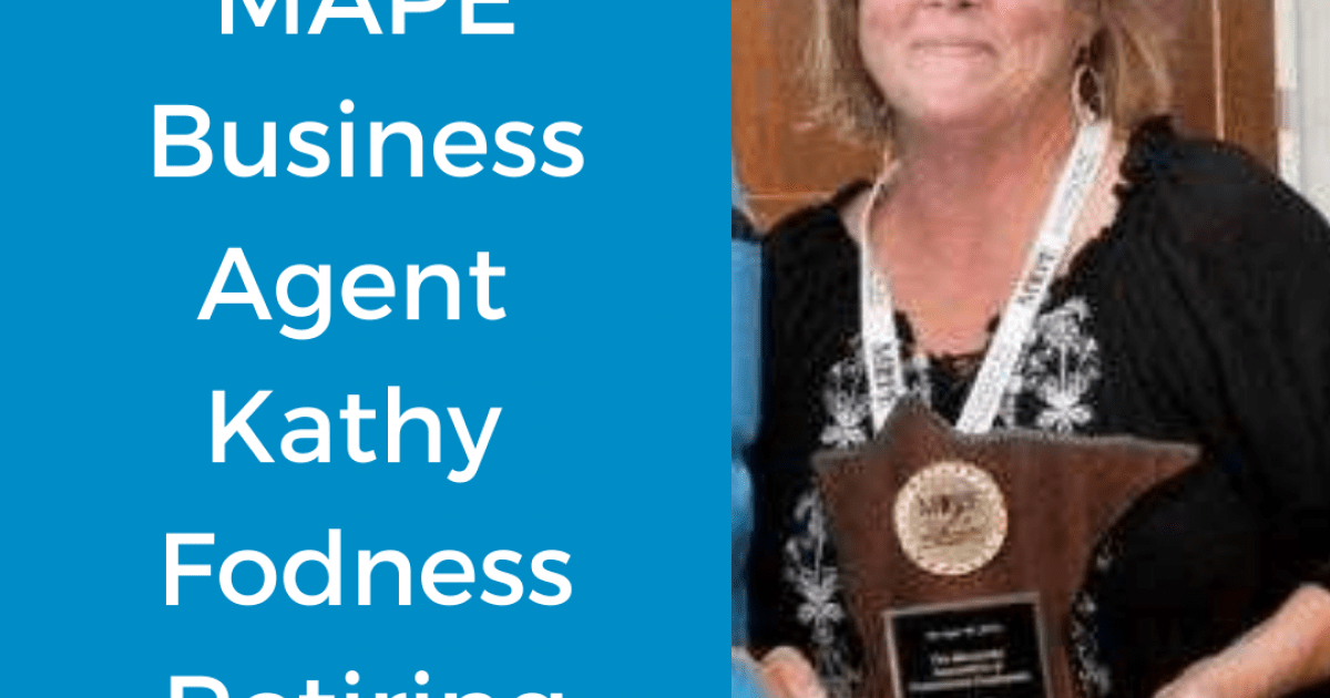 MAPE Business Agent Kathy Fodness to retire | Minnesota Association of ...