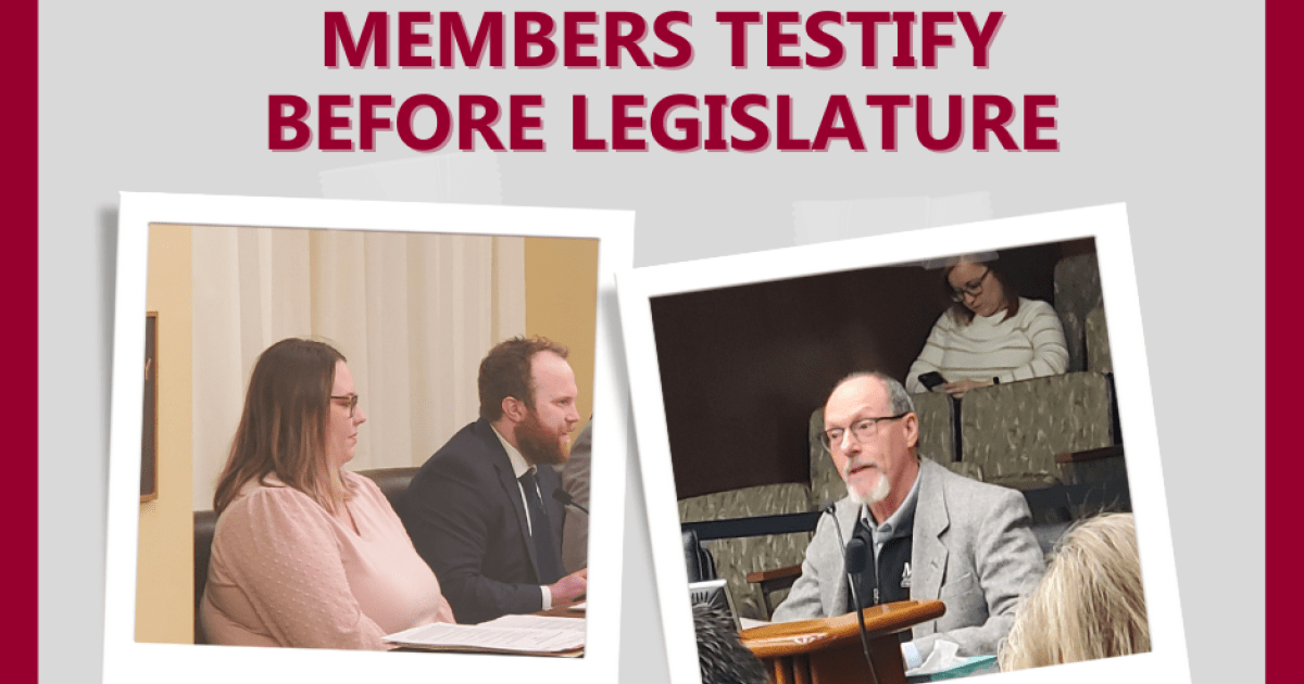 MAPE members testify before Legislature | Minnesota Association of ...