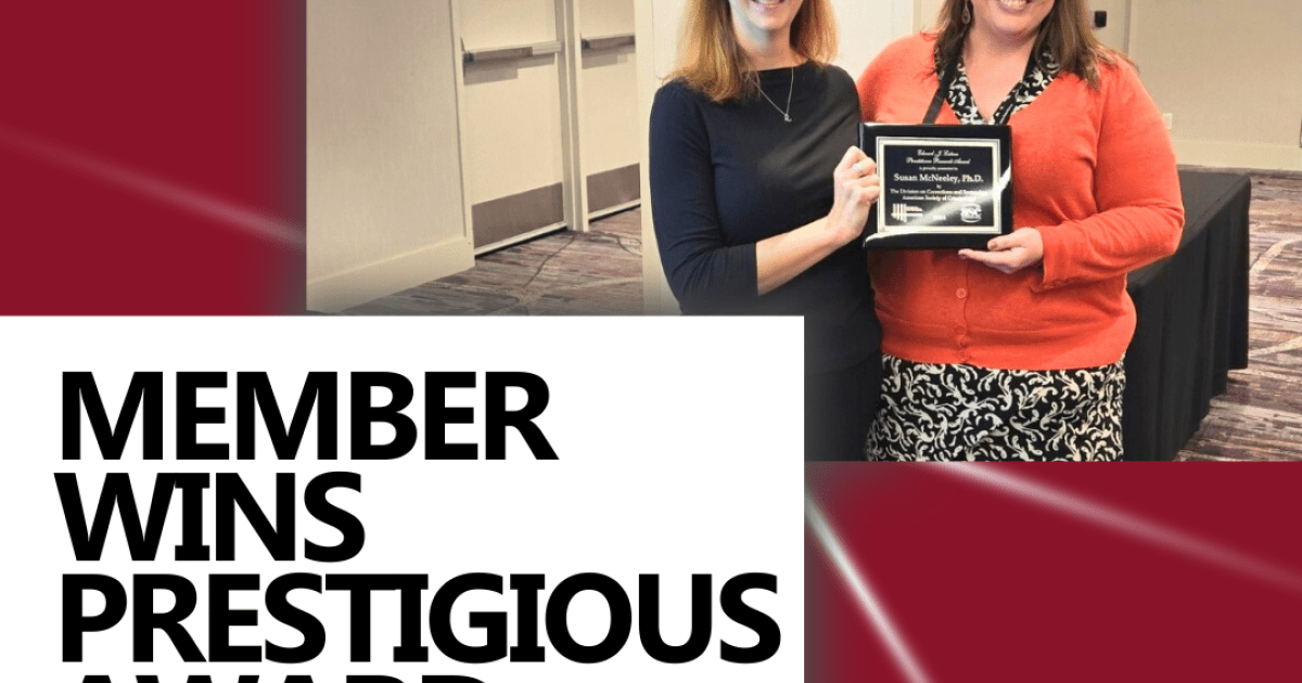 DOC member Susan McNeeley wins national award for research on ...