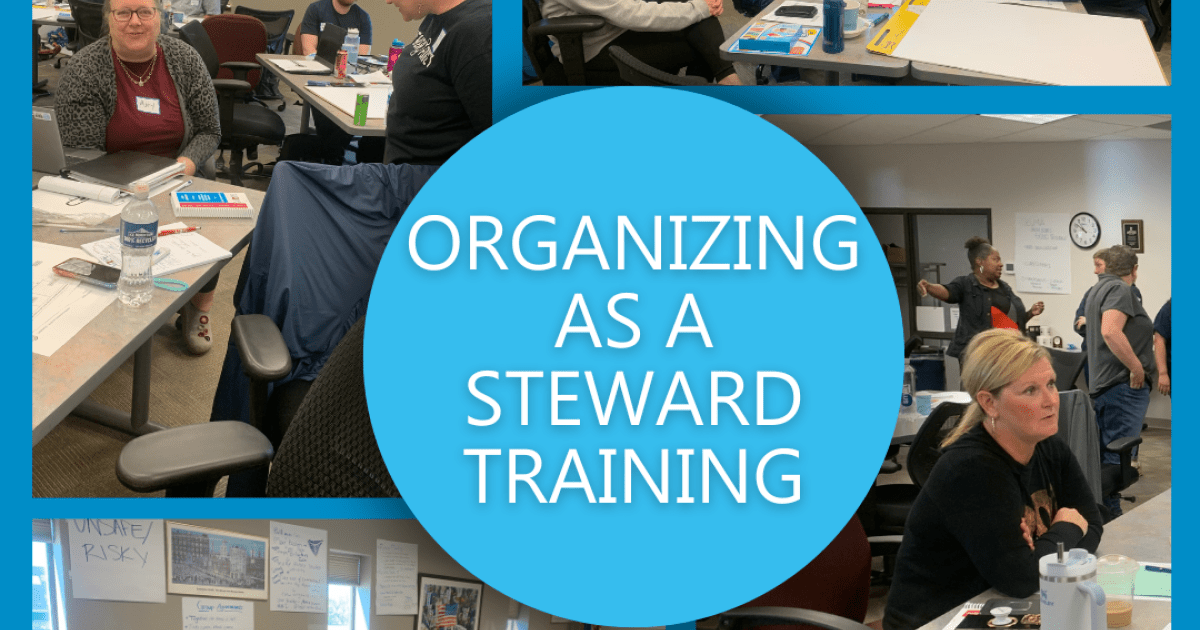 The first Organizing As a Steward training “sold out” – more planned ...